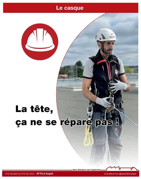 LA MINUTE SECURITE ATTILA : SE PROTEGER LA TETE AVEC UN CASQUE | ATTILA