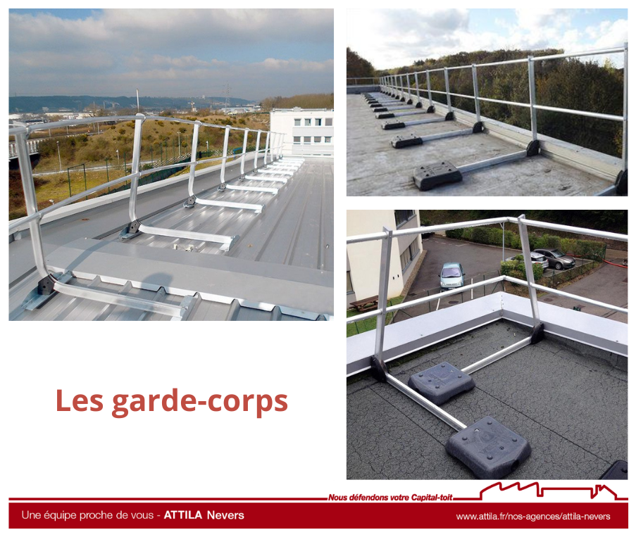 ATTILA NEVERS SECURISE VOS TOITS : LES GARDE-CORPS | ATTILA