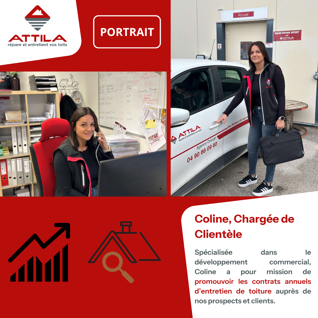 BIENVENUE A COLINE, CHARGE DE CLIENTELE ATTILA ORANGE | ATTILA