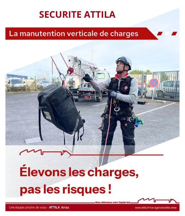 PREVENTION : LA MANUTENTION VERTICALE DE CHARGES | ATTILA